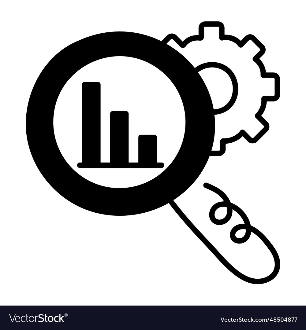 Productive analysis Royalty Free Vector Image - VectorStock