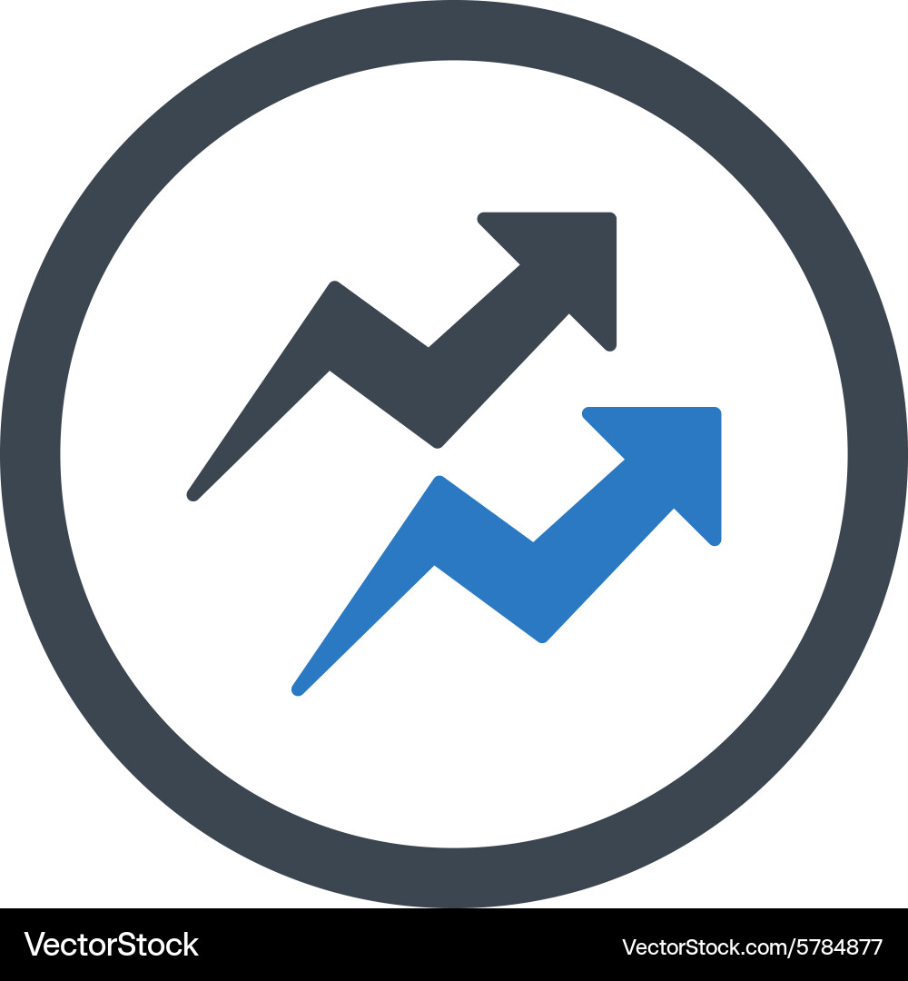 Trends icon Royalty Free Vector Image - VectorStock