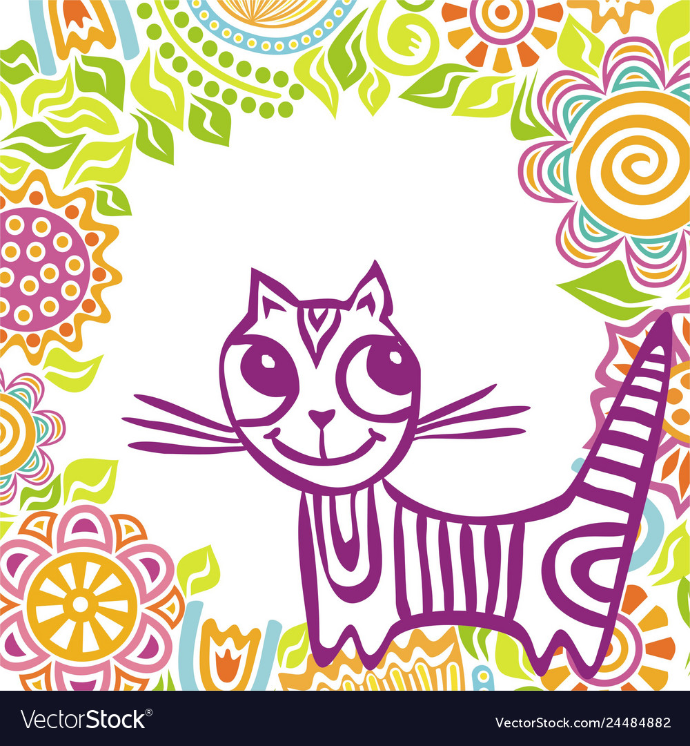 Cat Royalty Free Vector Image - VectorStock