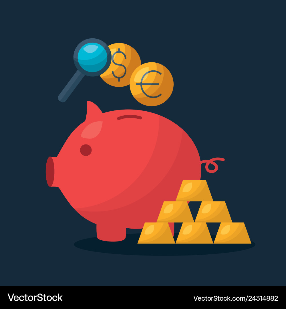 Financial stock market Royalty Free Vector Image
