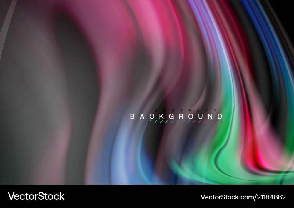 Fluid liquid colors design colorful marble Vector Image