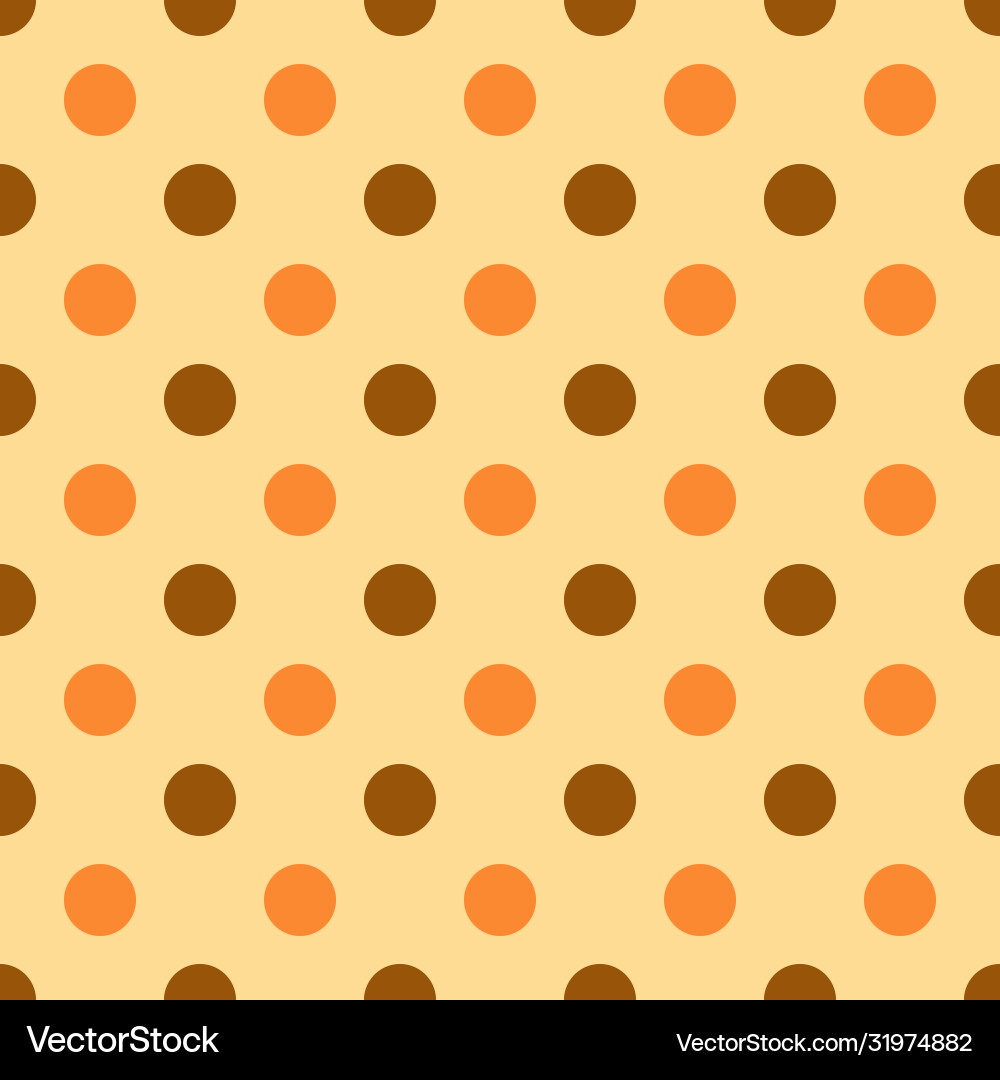 Seamless polka dot background bright Royalty Free Vector