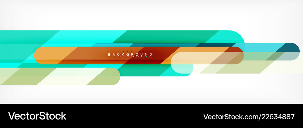 Abstract colorful lines modern geometric Vector Image