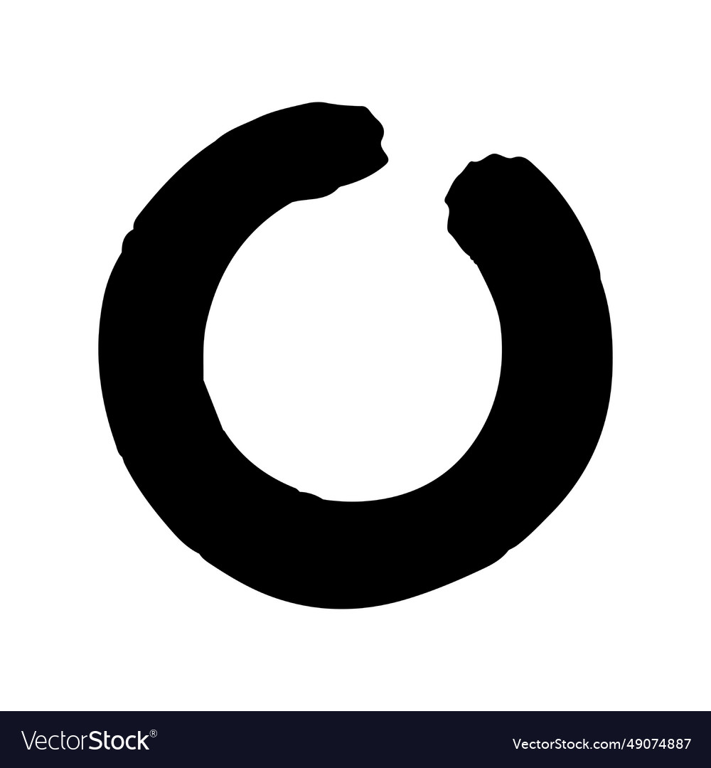 Circle load icon element logo Royalty Free Vector Image