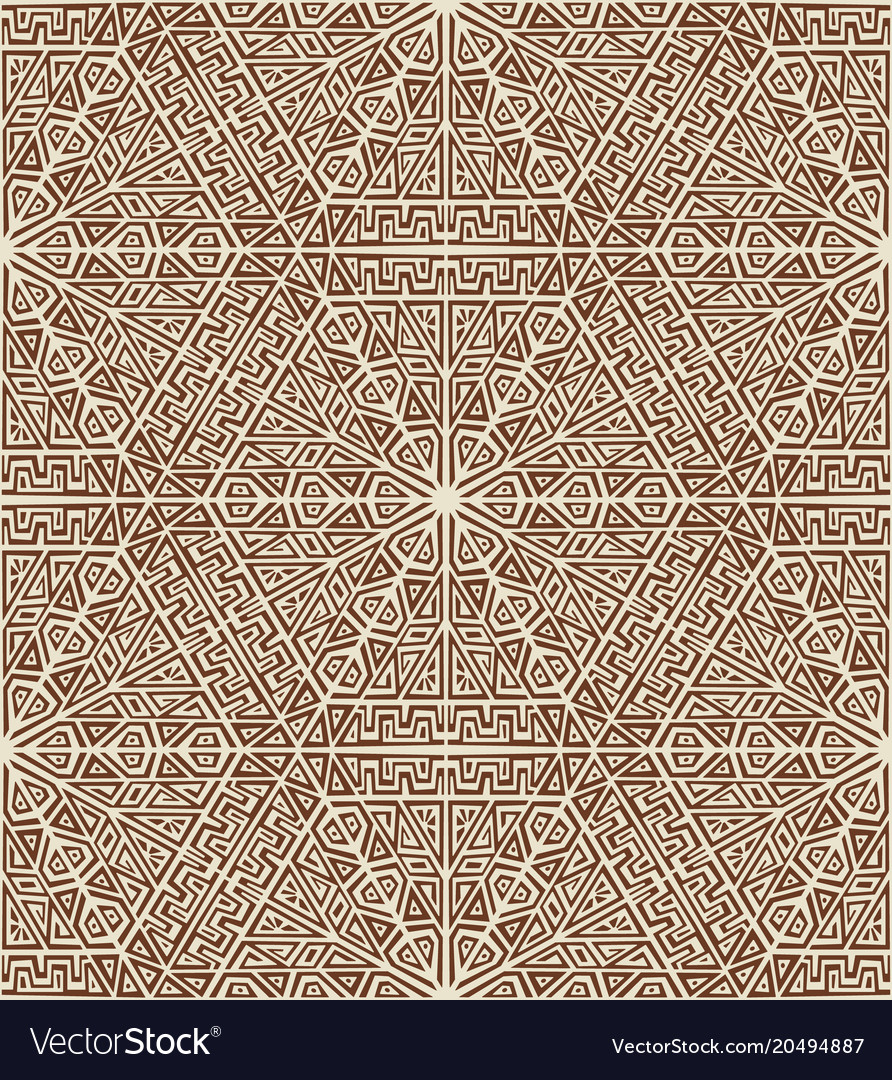 Creative seamless pattern Royalty Free Vector Image