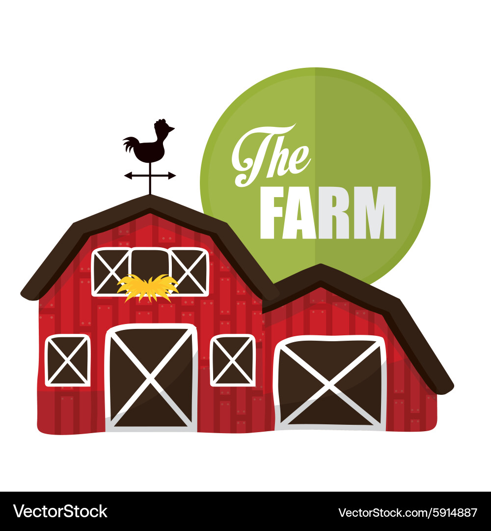 Rural and farm icons Royalty Free Vector Image