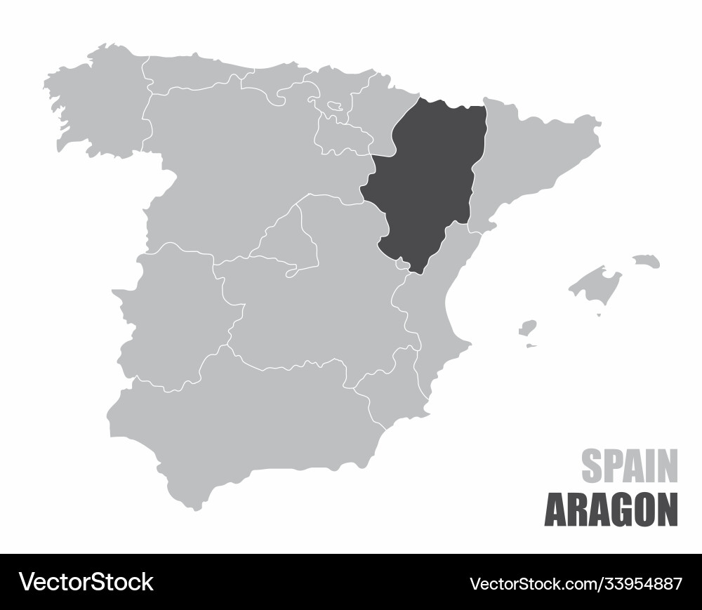 Aragon Spain Map
