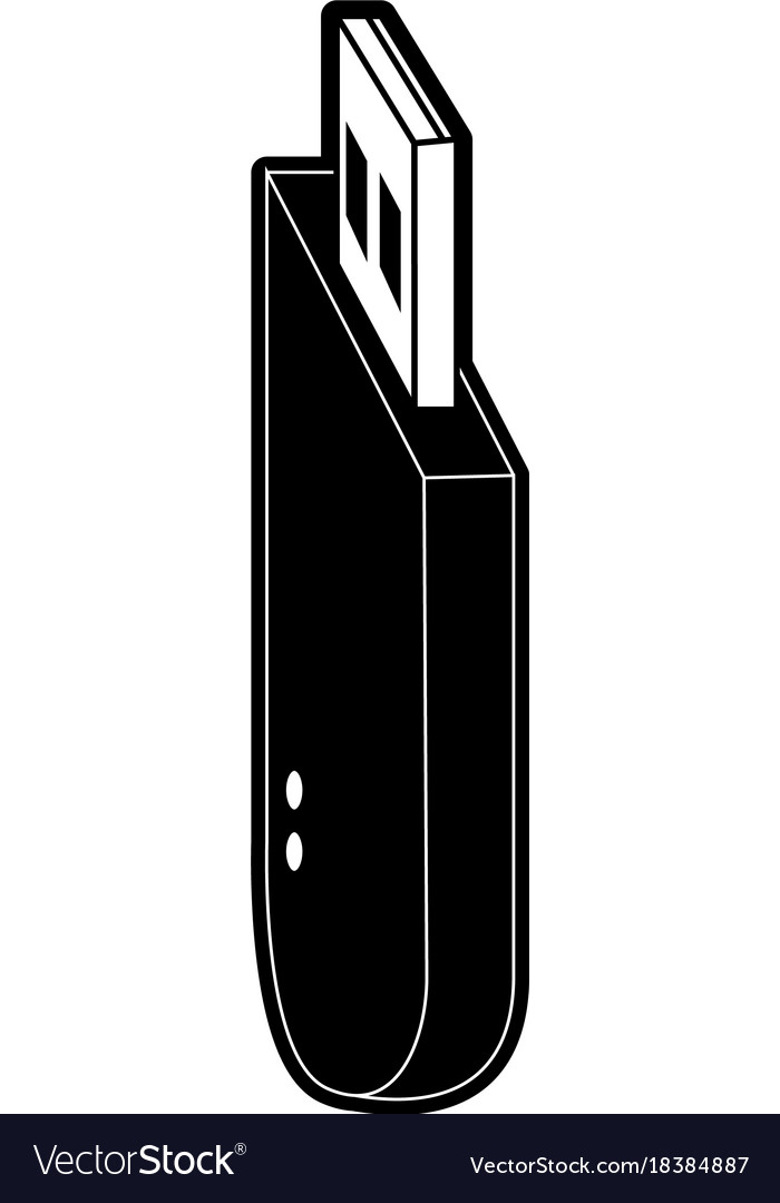 Usb technology storage Royalty Free Vector Image