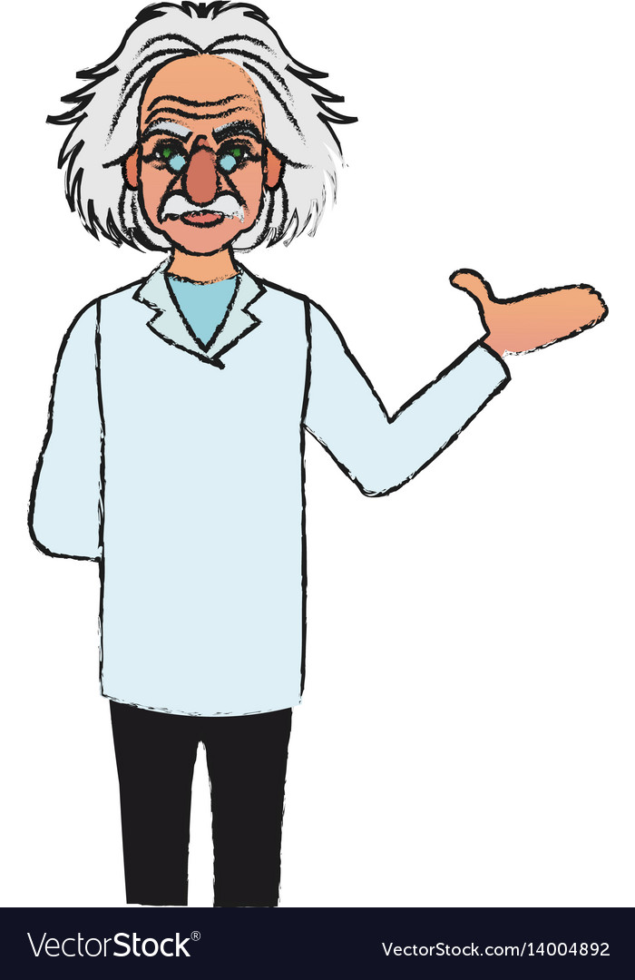 Albert einstein icon image Royalty Free Vector Image