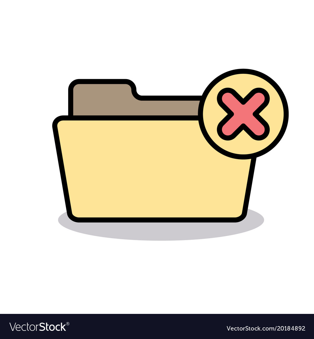 Cancel close delete exit folder logout remove icon
