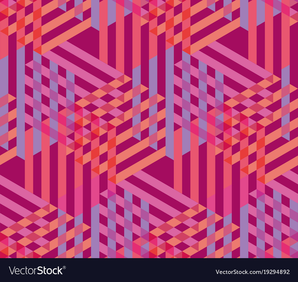 Concept pink seamless geometry pattern Royalty Free Vector
