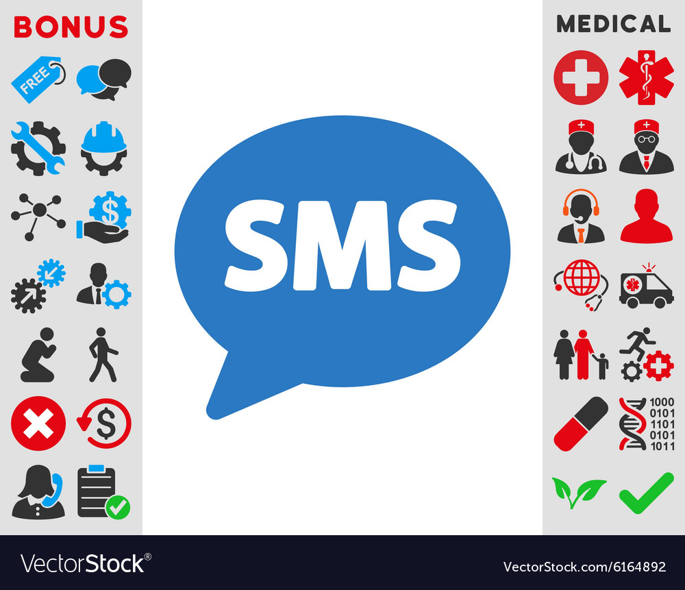 Sms icon Royalty Free Vector Image - VectorStock