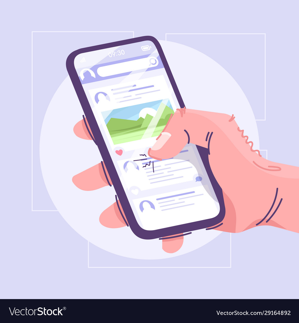 Social media leisure flat modern pastime Vector Image Social media leisure flat modern pastime Vector Image