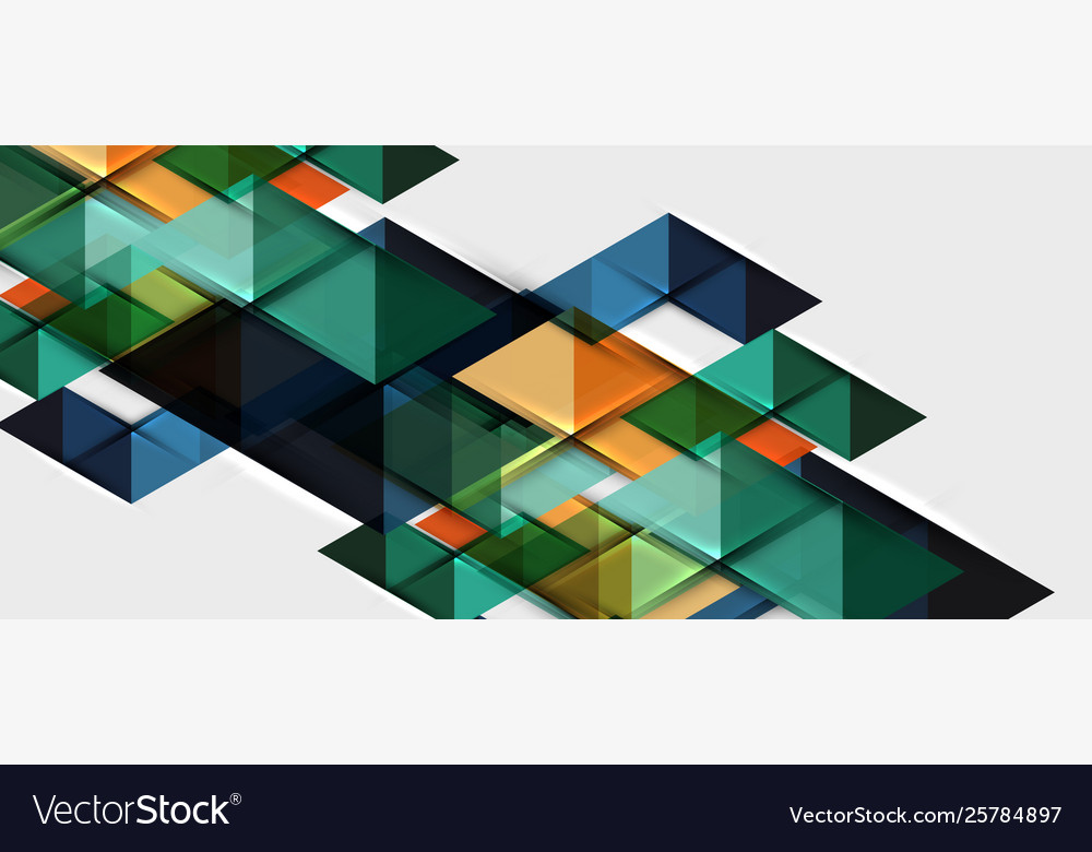 Abstract geometric background modern overlapping Vector Image