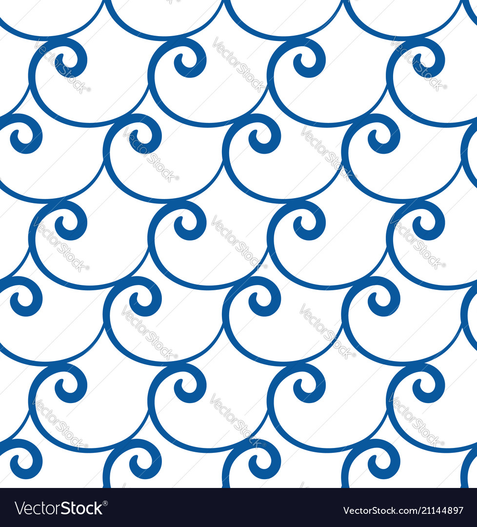 Abstract wavy pattern Royalty Free Vector Image