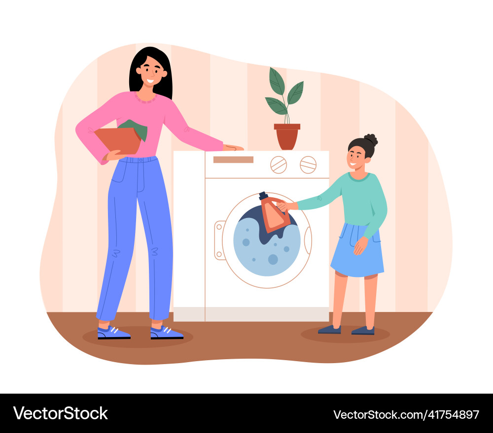 Concept of housekeeping Royalty Free Vector Image