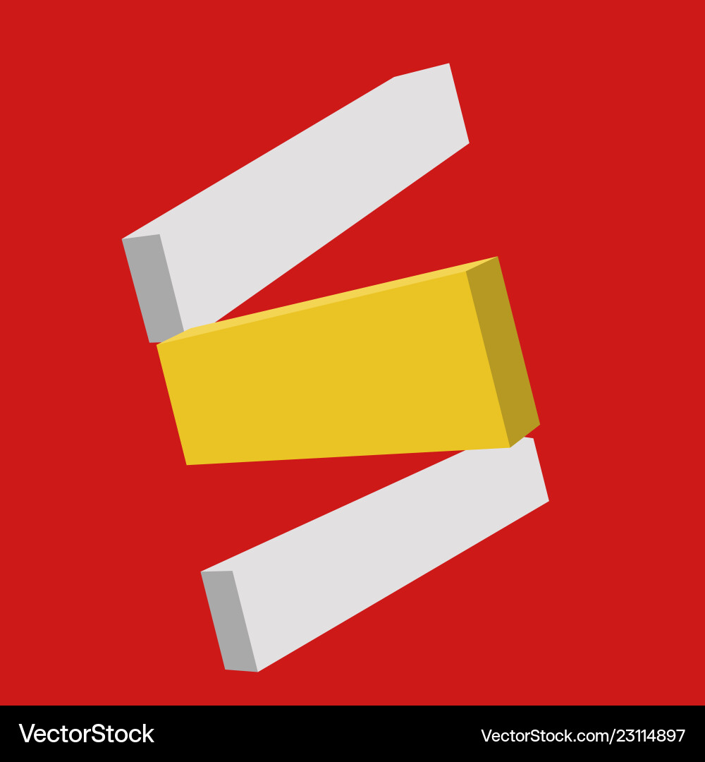 Flat design business empty Royalty Free Vector Image
