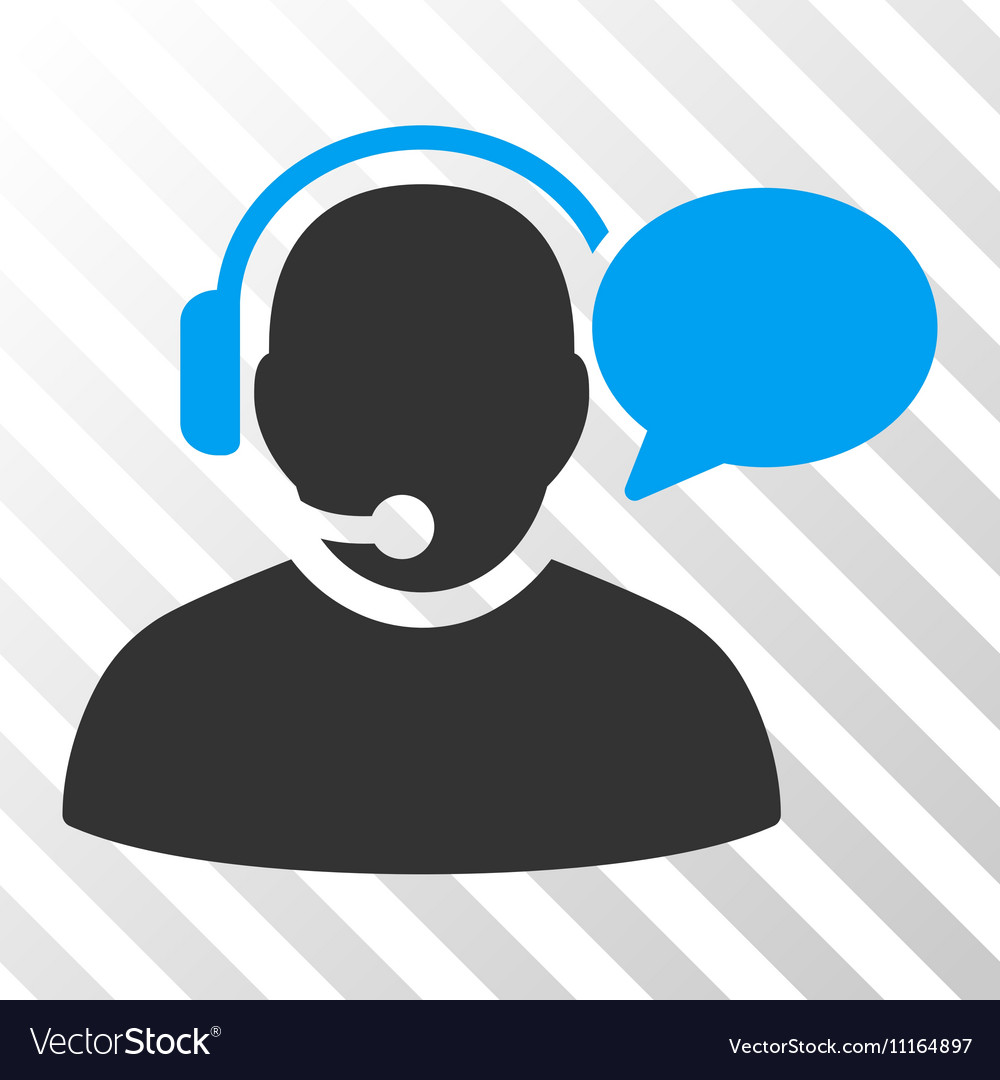 Operator message icon Royalty Free Vector Image