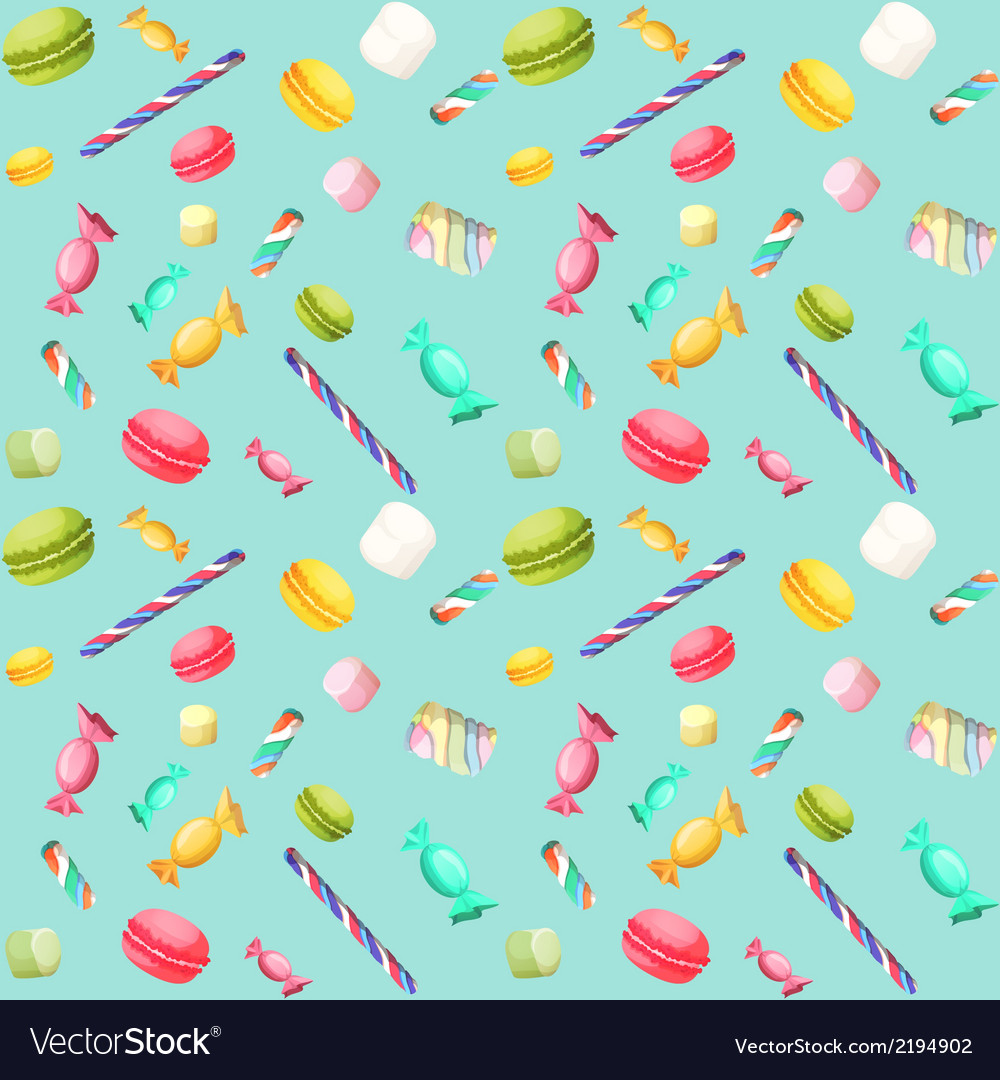 Candy seamless pattern Royalty Free Vector Image