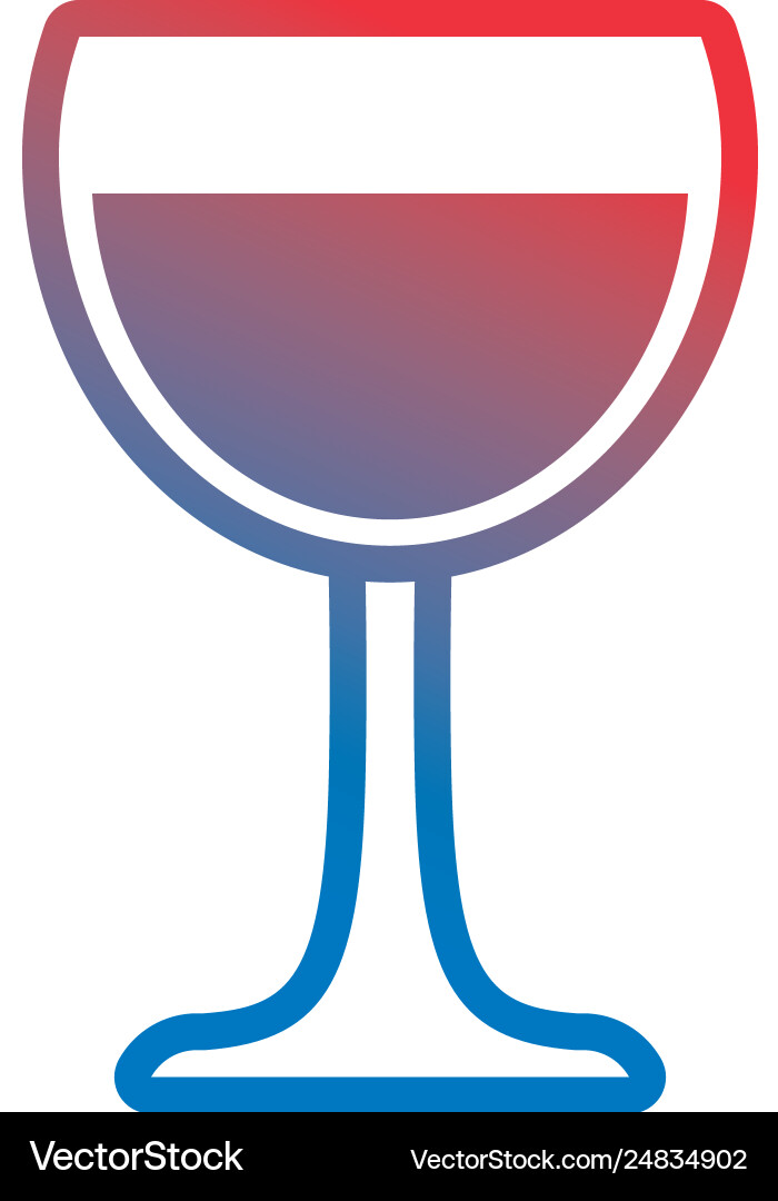 Champagne glass toast drink icon Royalty Free Vector Image
