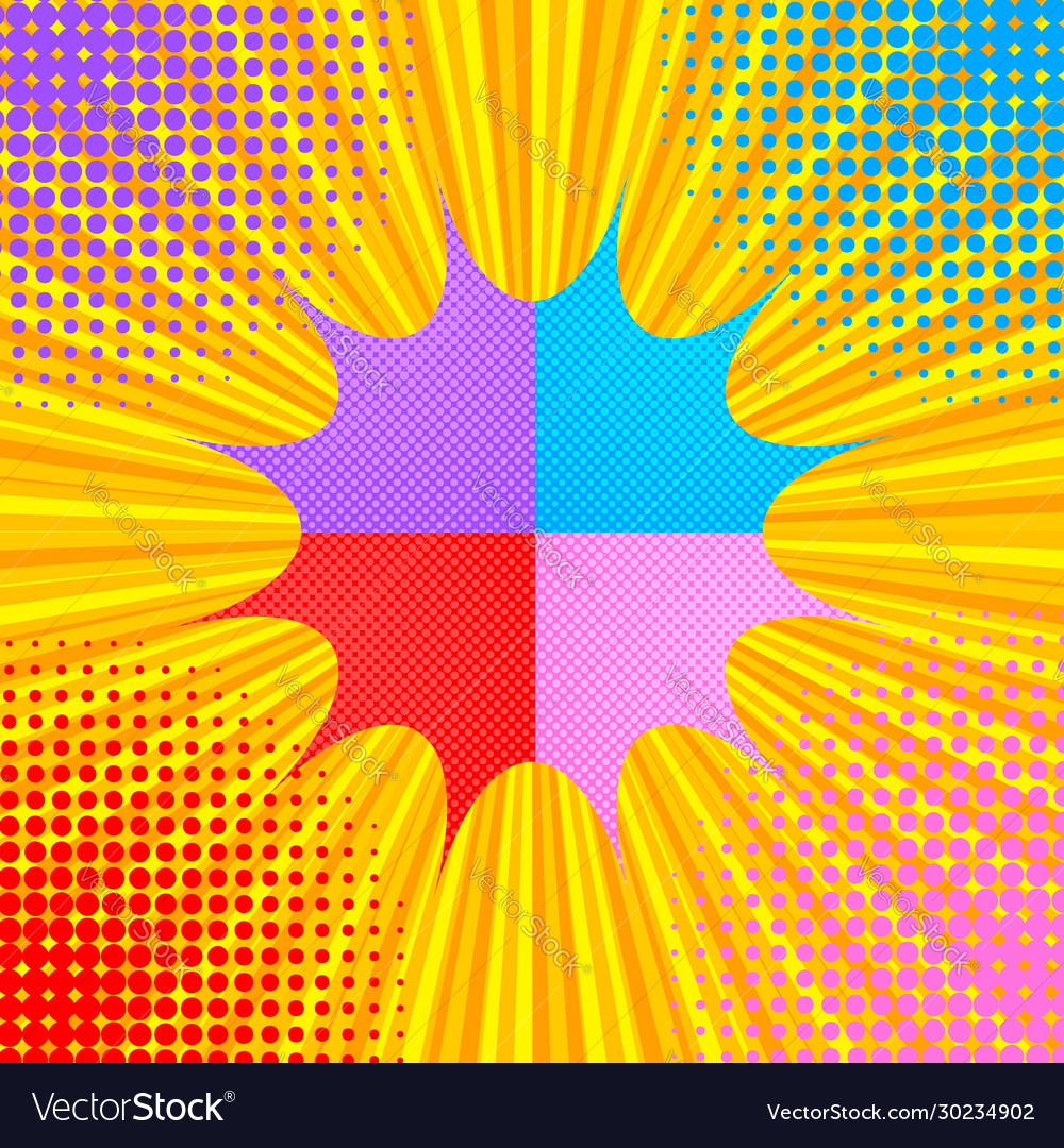 Comic light elegant concept Royalty Free Vector Image