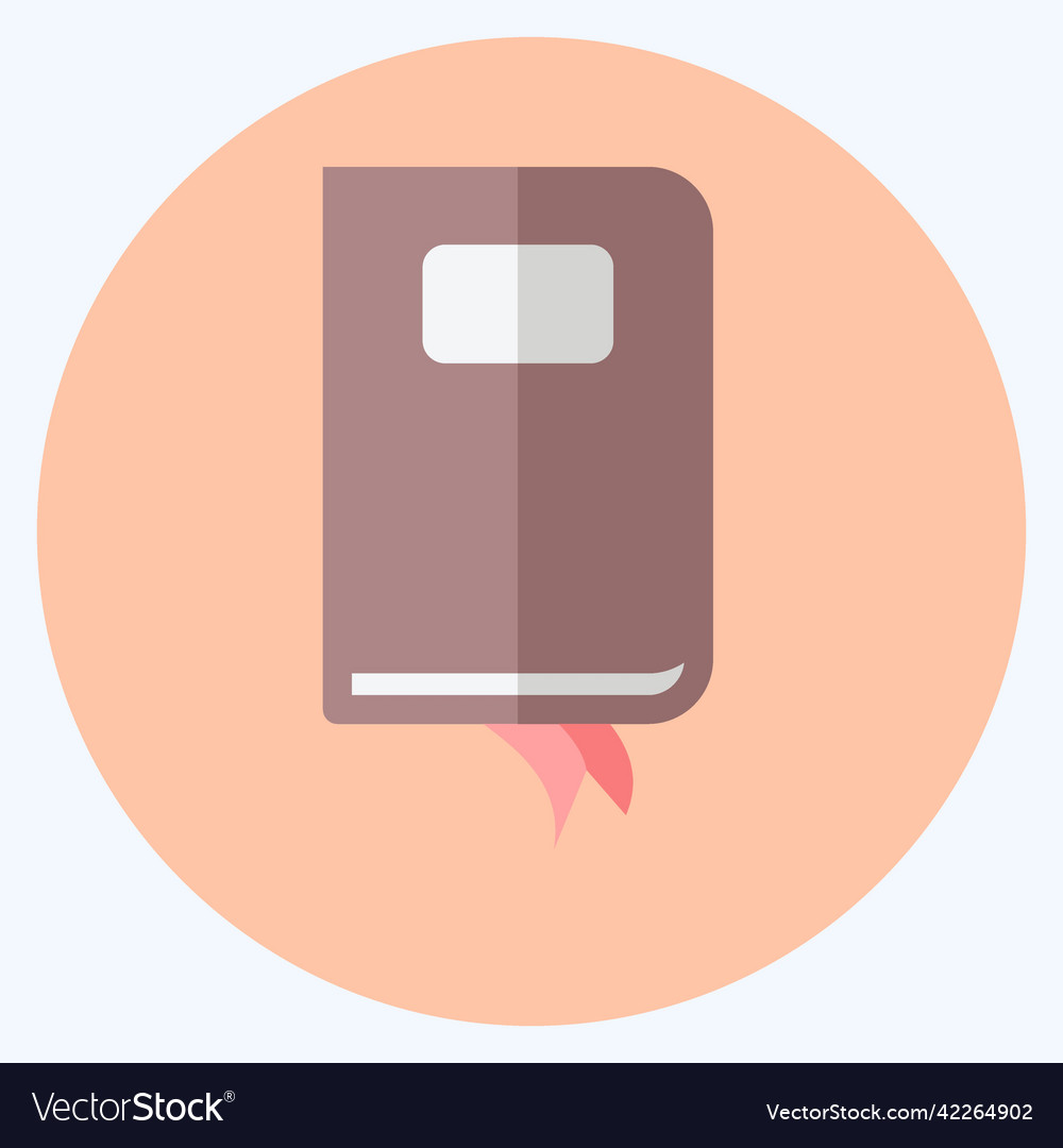 Icon notebook suitable for web interface symbol Vector Image