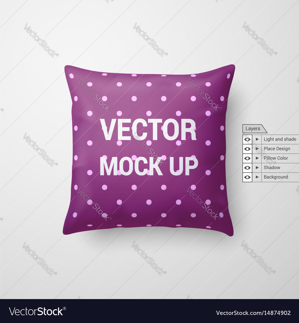 Pillow Royalty Free Vector Image - VectorStock