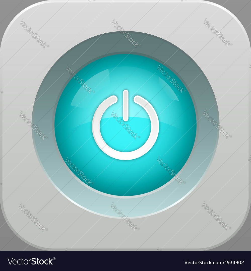 Power button Royalty Free Vector Image - VectorStock