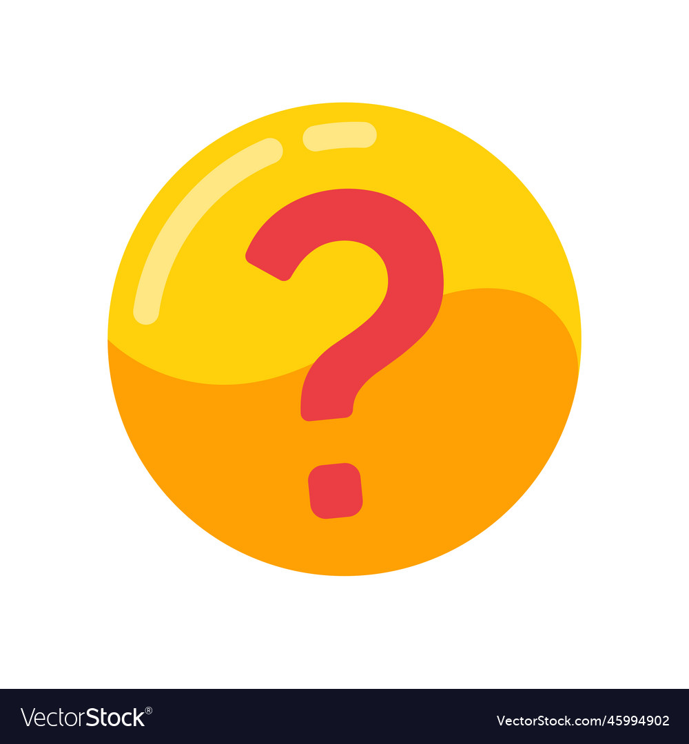 Speech bubbles with question marks doubt concept Vector Image