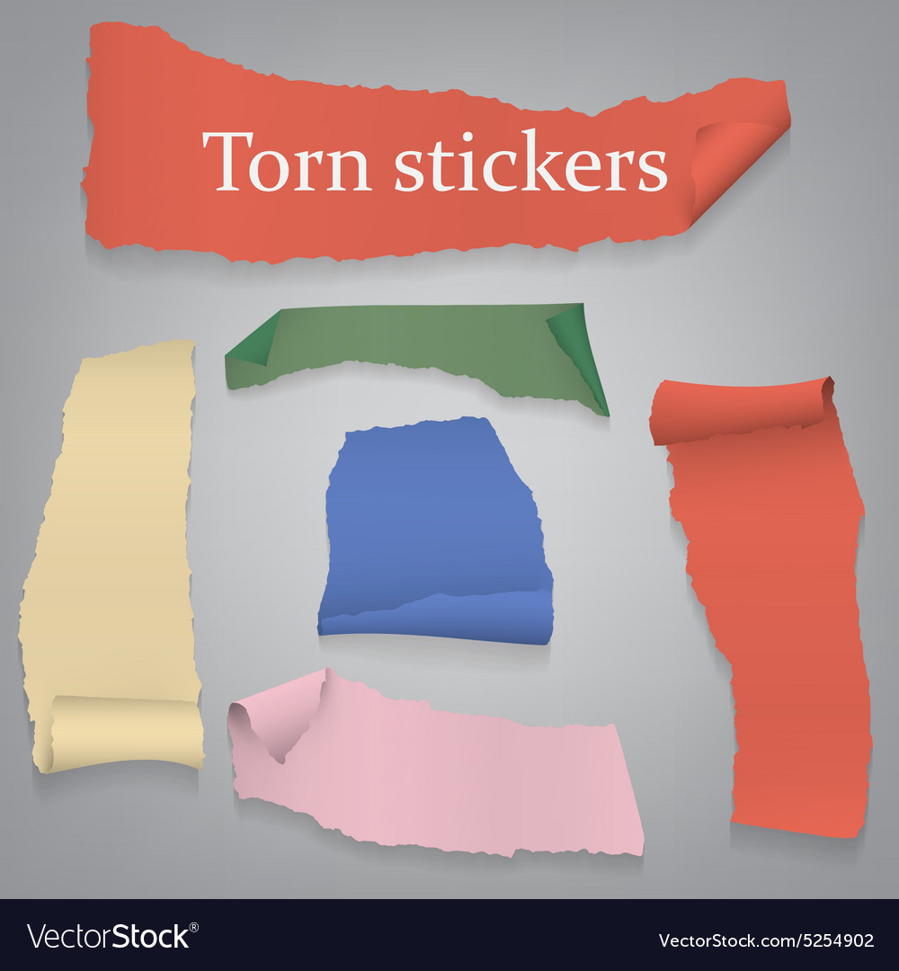 Stickers Royalty Free Vector Image - VectorStock