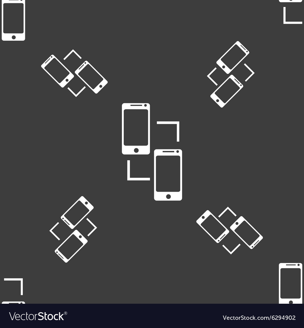 Synchronization sign icon communicators sync Vector Image