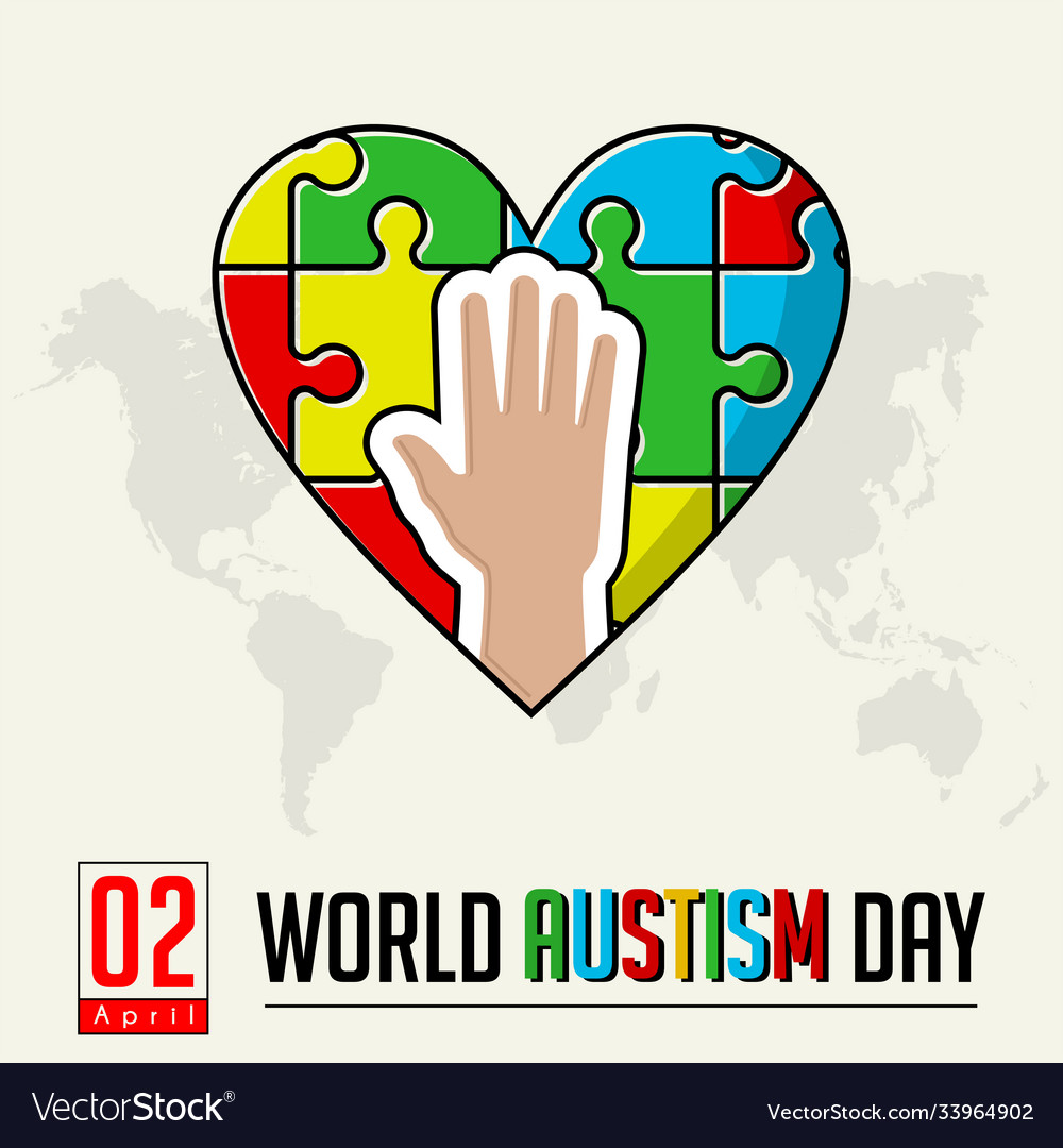World autism day Royalty Free Vector Image - VectorStock