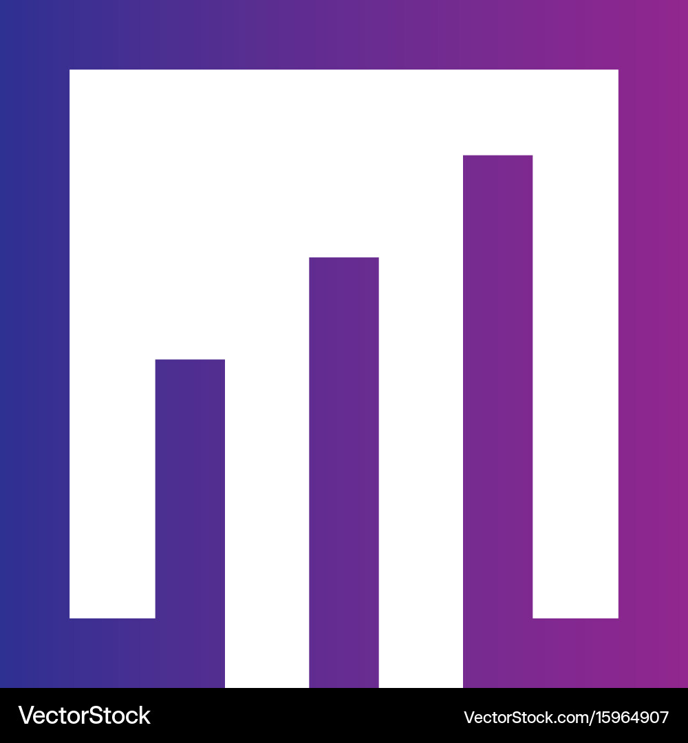 Abstract square business finance logo Royalty Free Vector