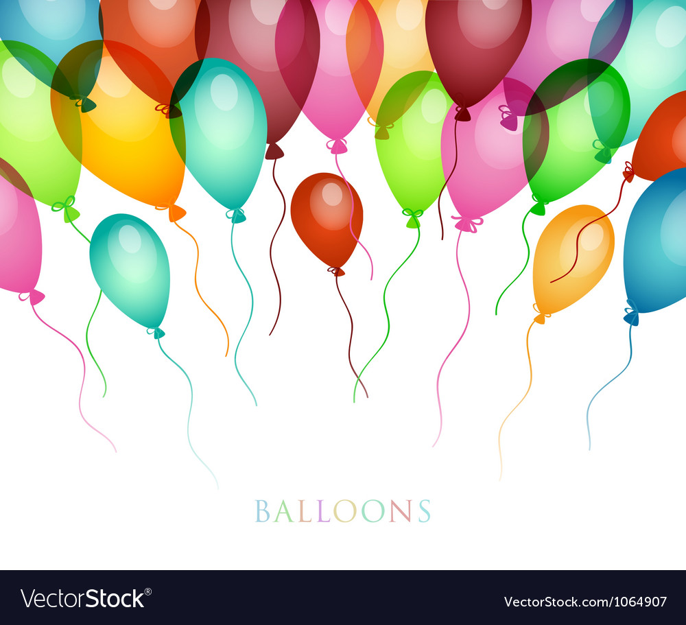 Balloons Royalty Free Vector Image - VectorStock