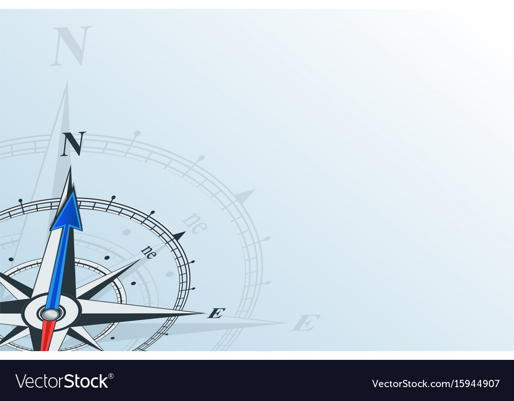 Compass north background Royalty Free Vector Image