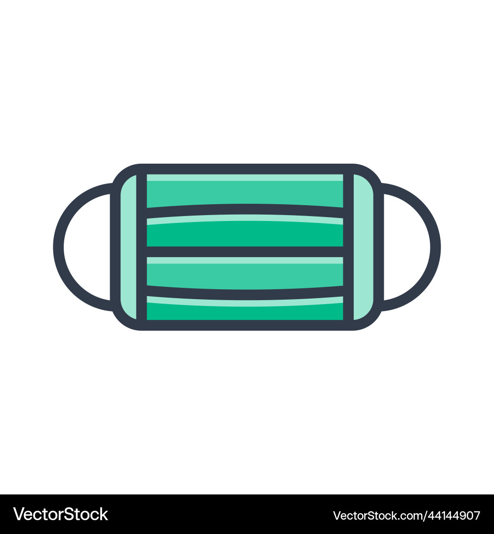 Face mask icon medical for preventing Royalty Free Vector