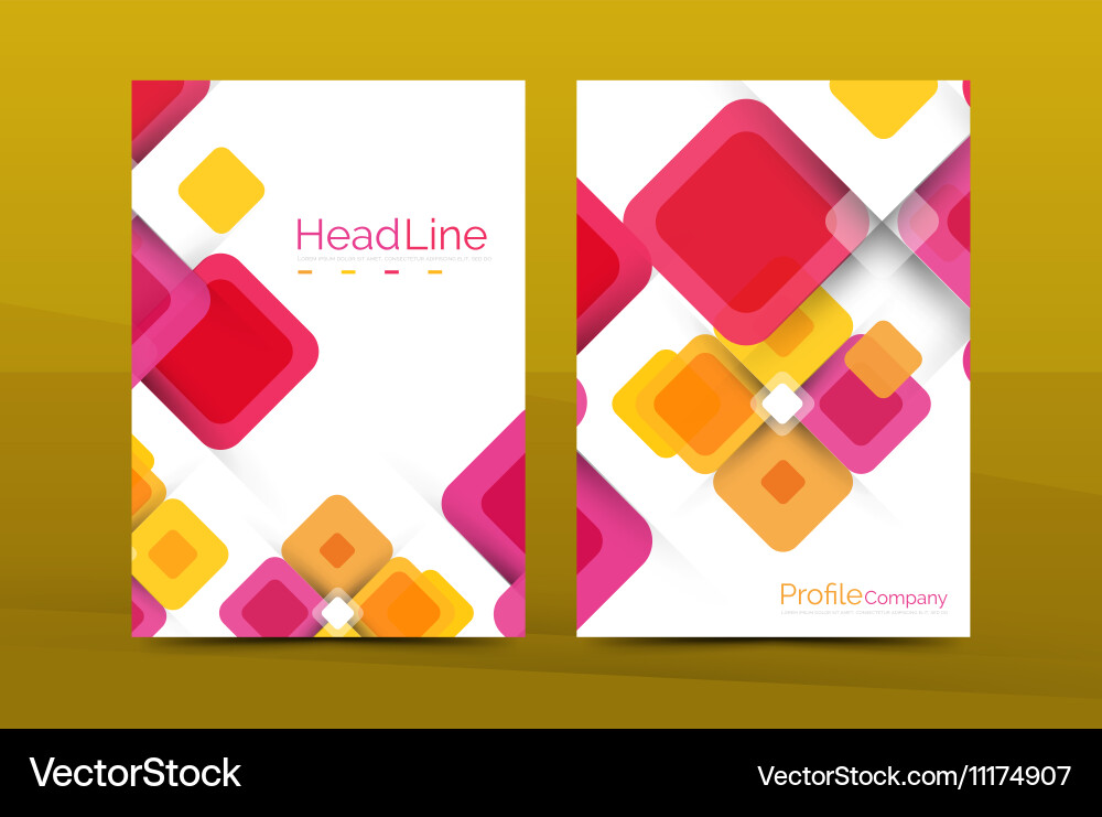 Geometric abstract background business company Vector Image