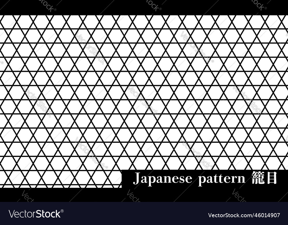 Japanese pattern Royalty Free Vector Image - VectorStock