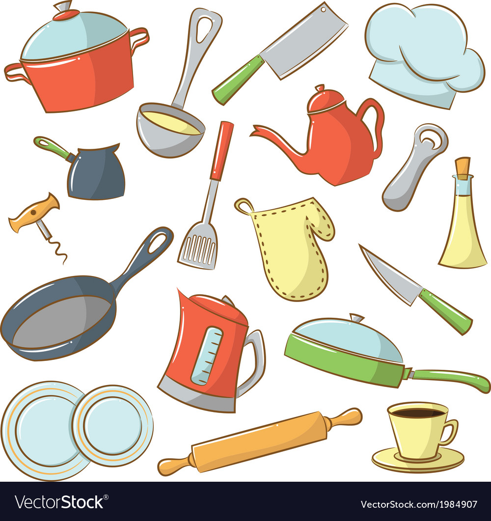 Kitchenware Royalty Free Vector Image - VectorStock