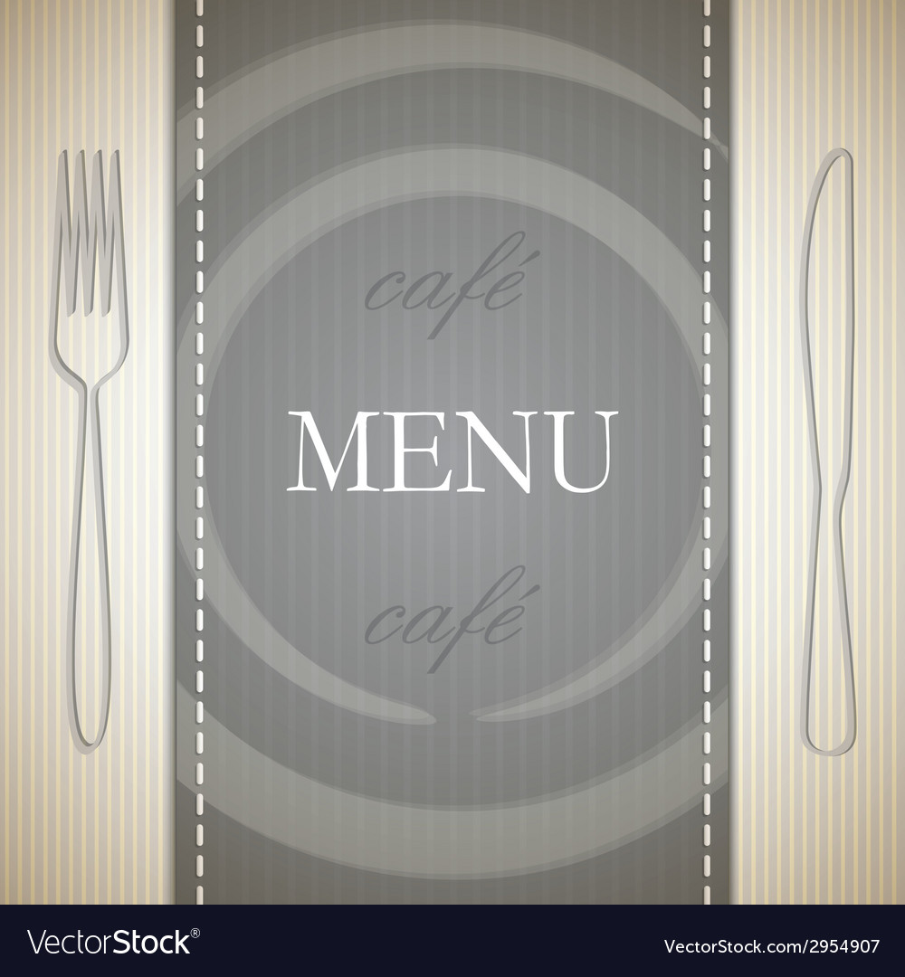 Menu design Royalty Free Vector Image - VectorStock