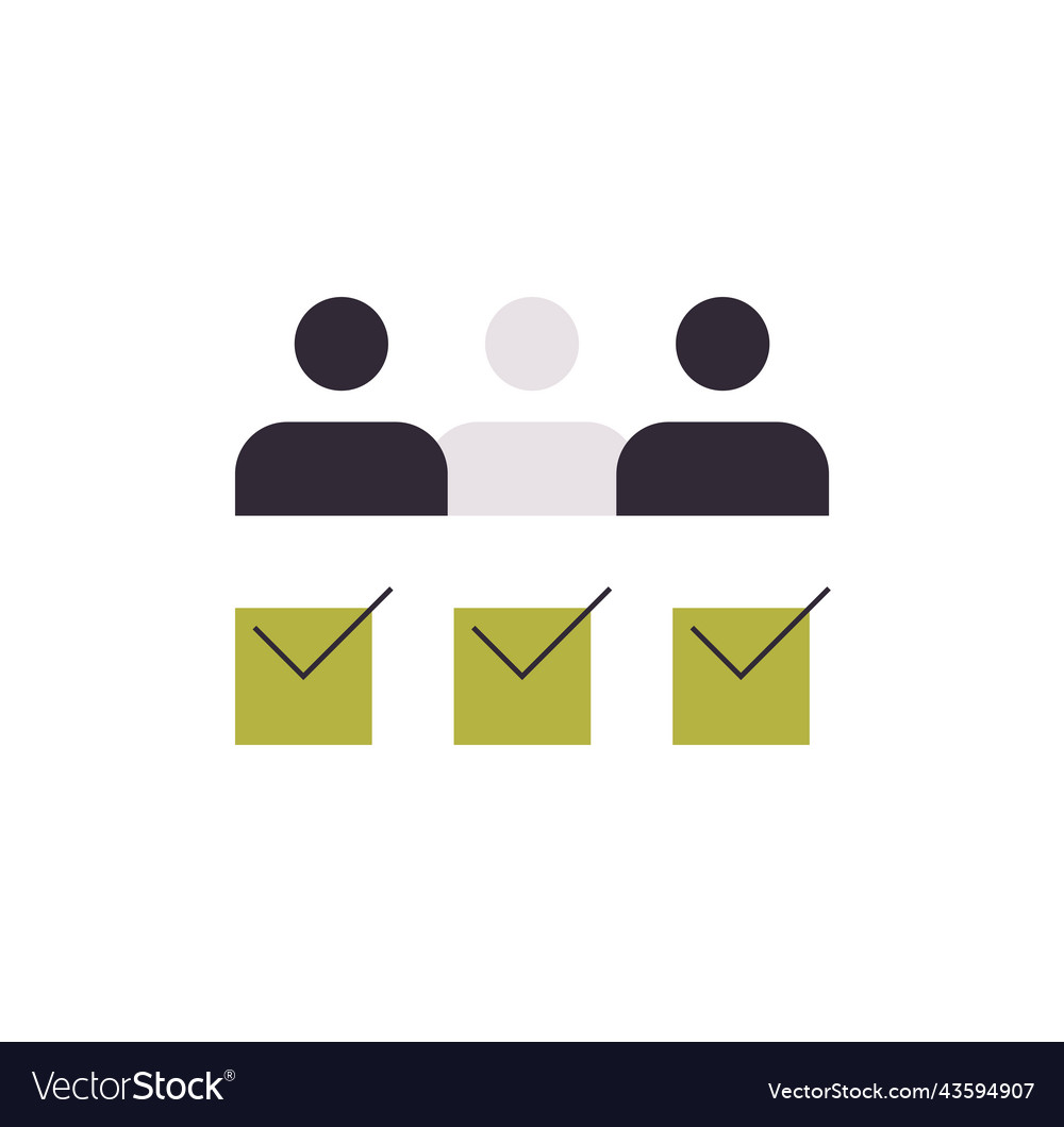 Simple approve related icon and accepted elements Vector Image Simple approve related icon and accepted elements Vector Image