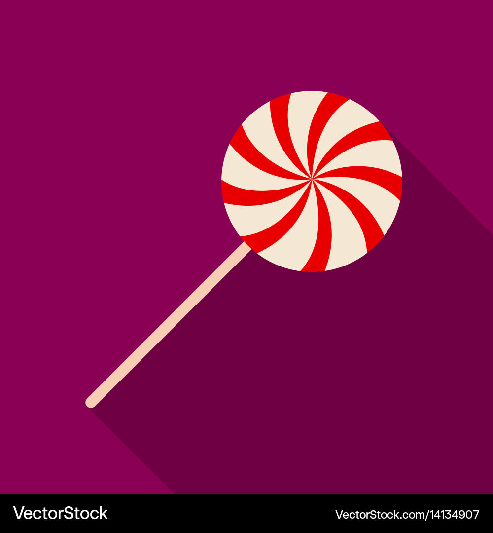 Sweet candy on a stickparty and parties single Vector Image