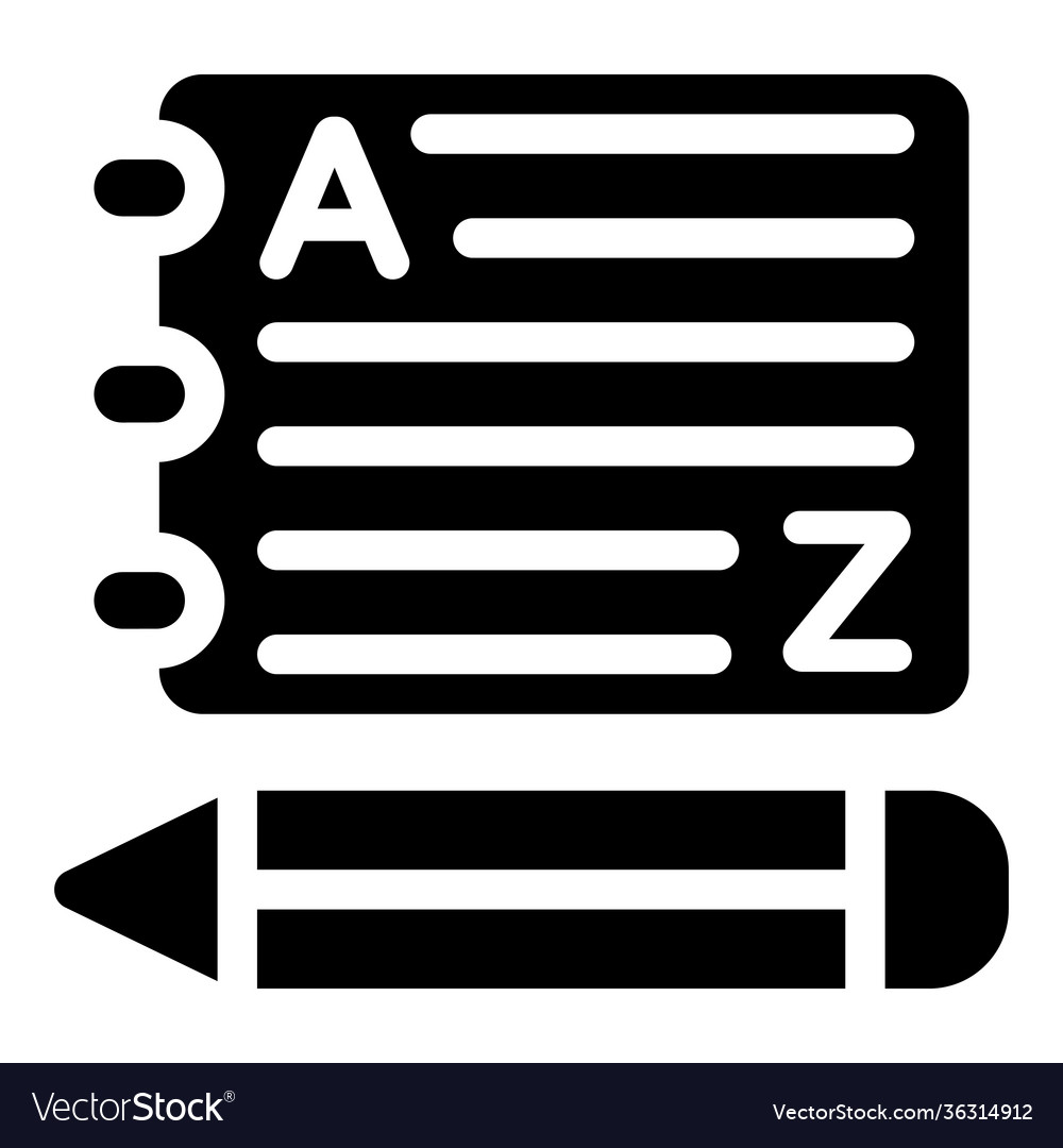 Article writing Royalty Free Vector Image - VectorStock