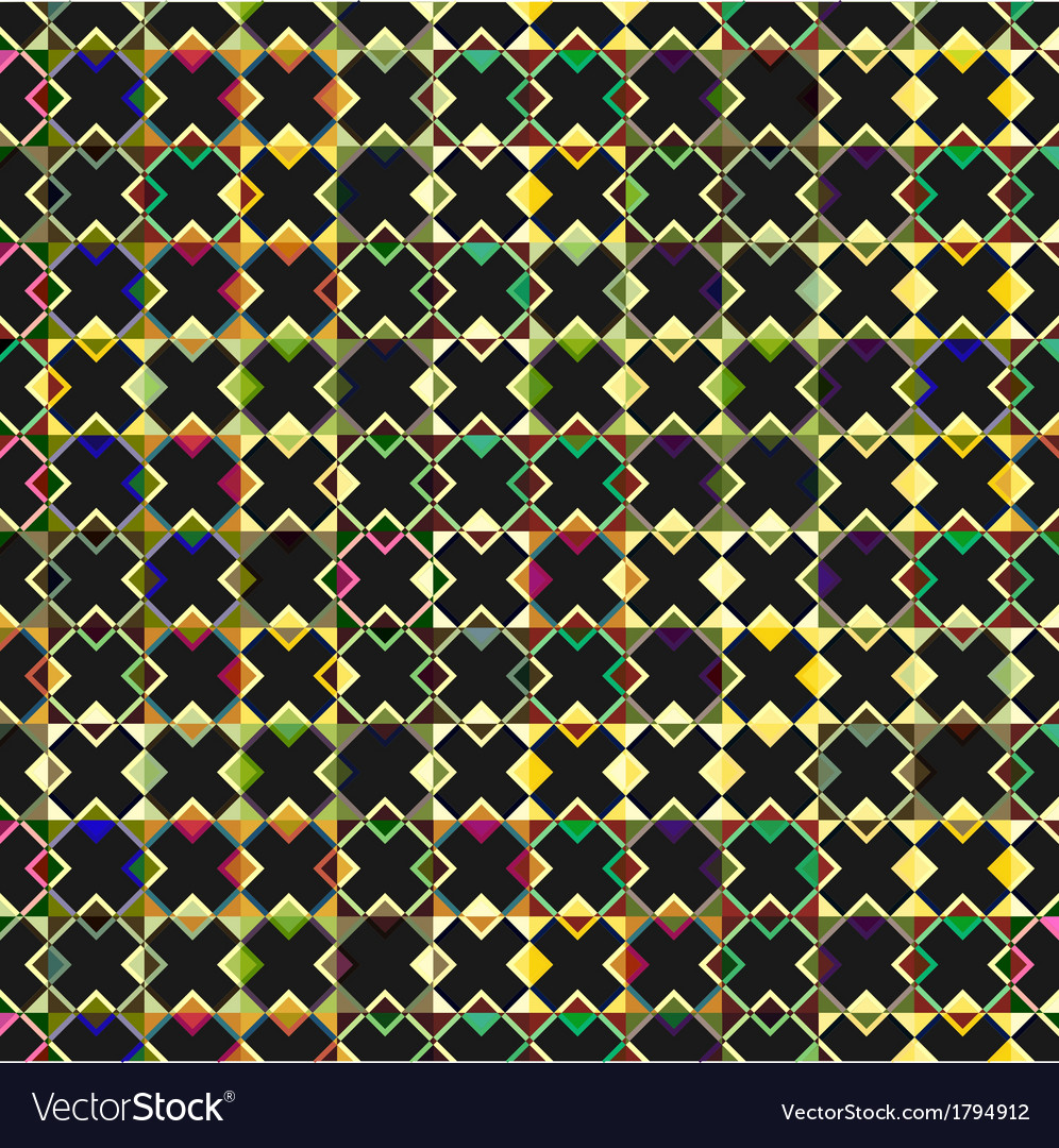 Black crosses pattern Royalty Free Vector Image