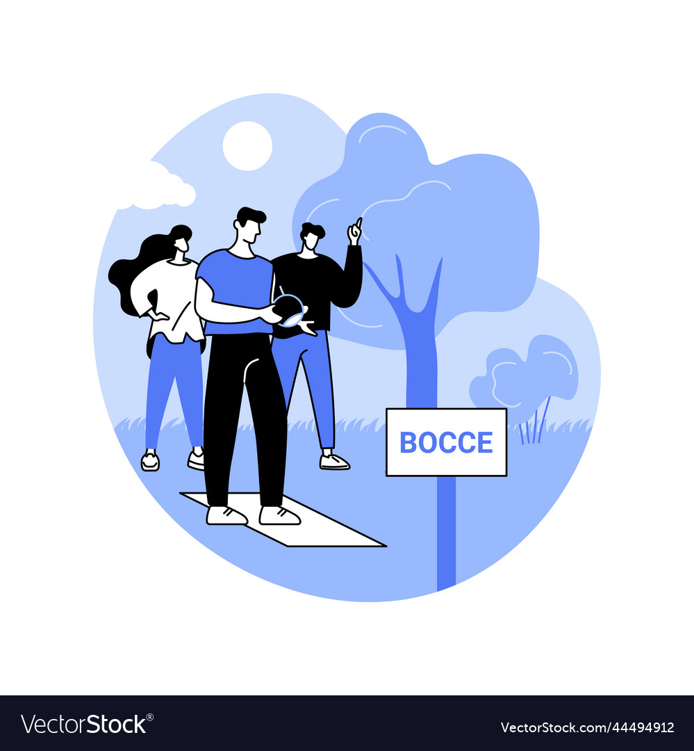 Bocce court isolated cartoon Royalty Free Vector Image Bocce court isolated cartoon Royalty Free Vector Image