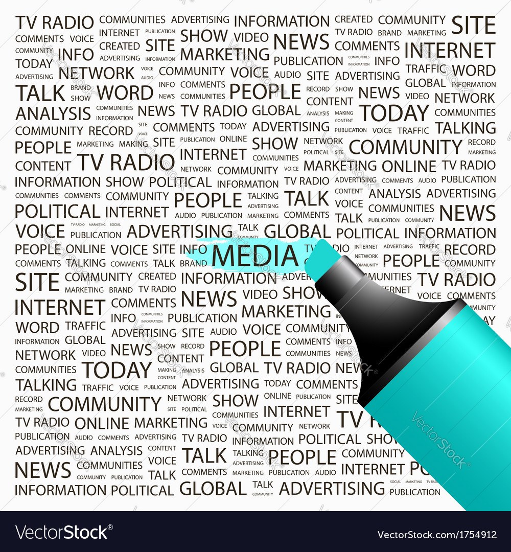 Media Royalty Free Vector Image - VectorStock