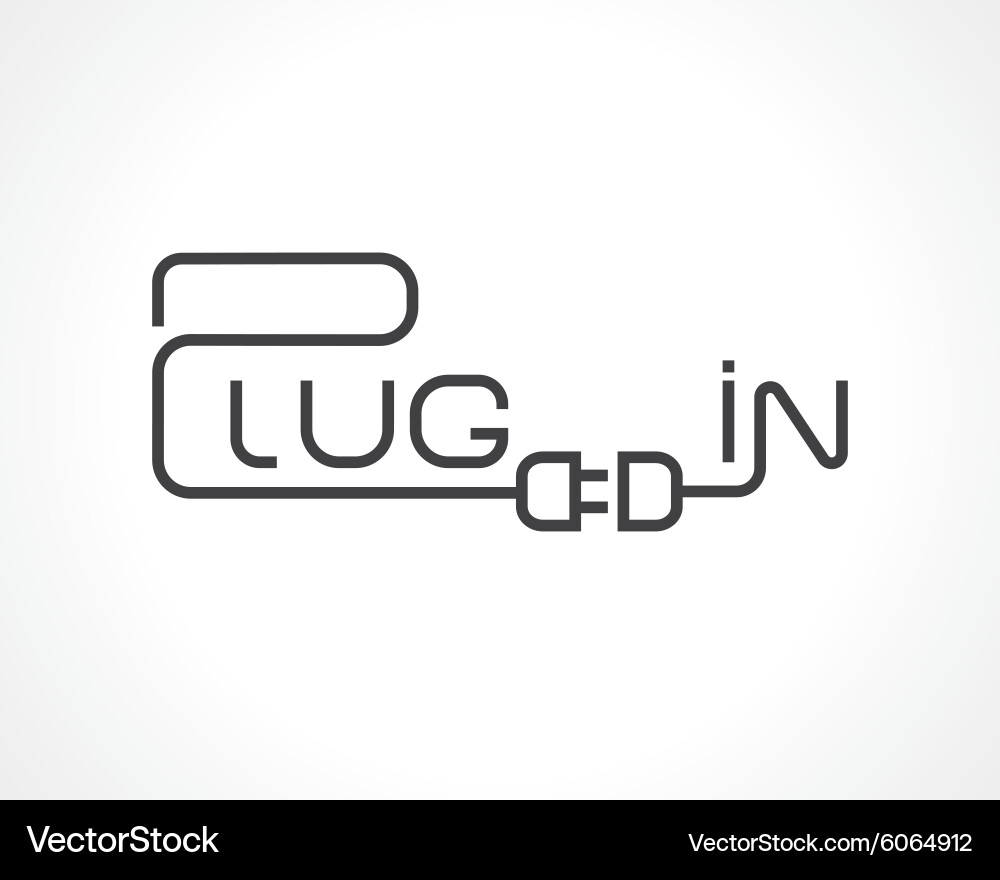 Plug Royalty Free Vector Image - VectorStock