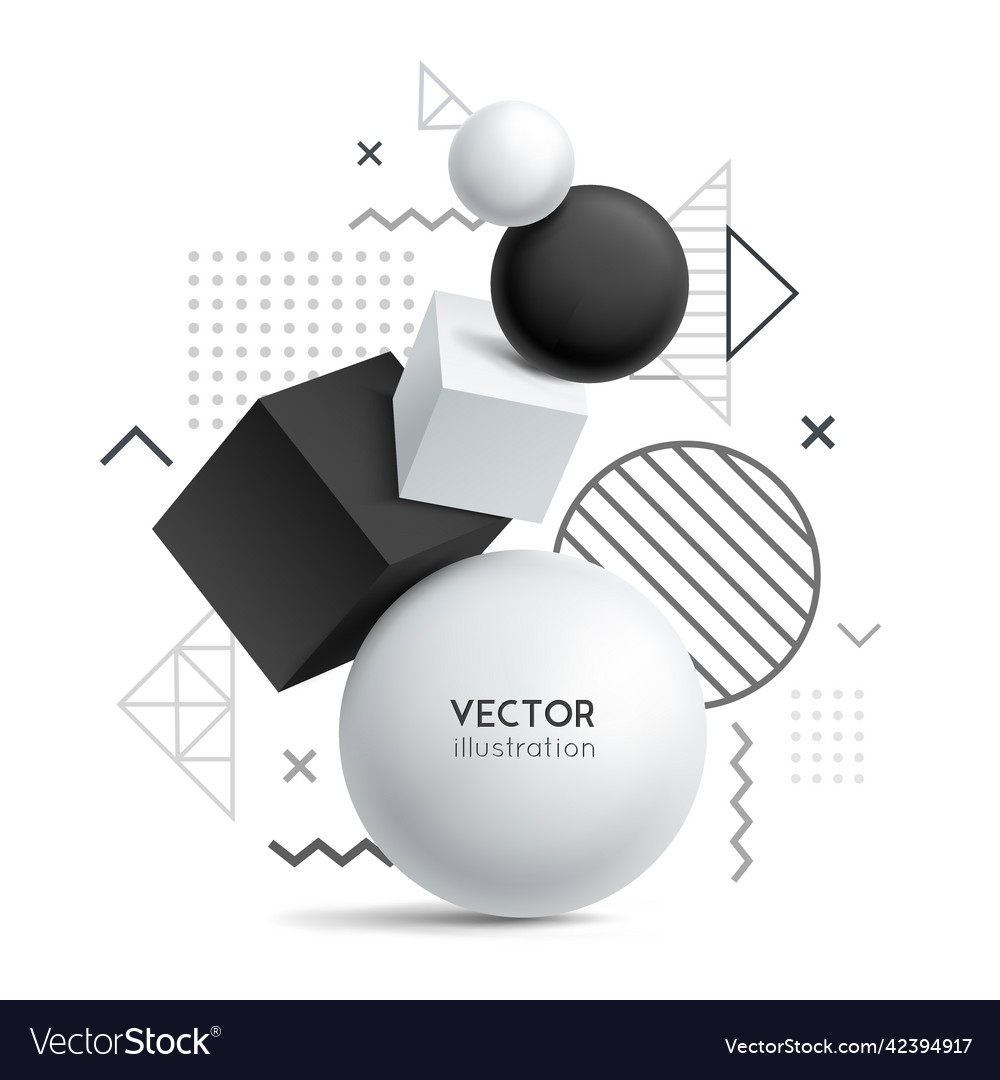 Abstract solid geometry background Royalty Free Vector Image