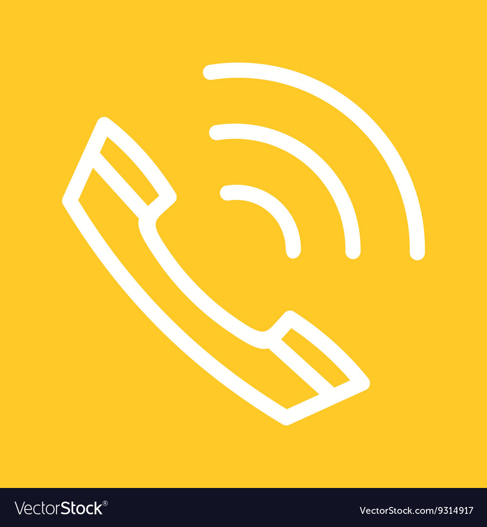 Active call Royalty Free Vector Image - VectorStock