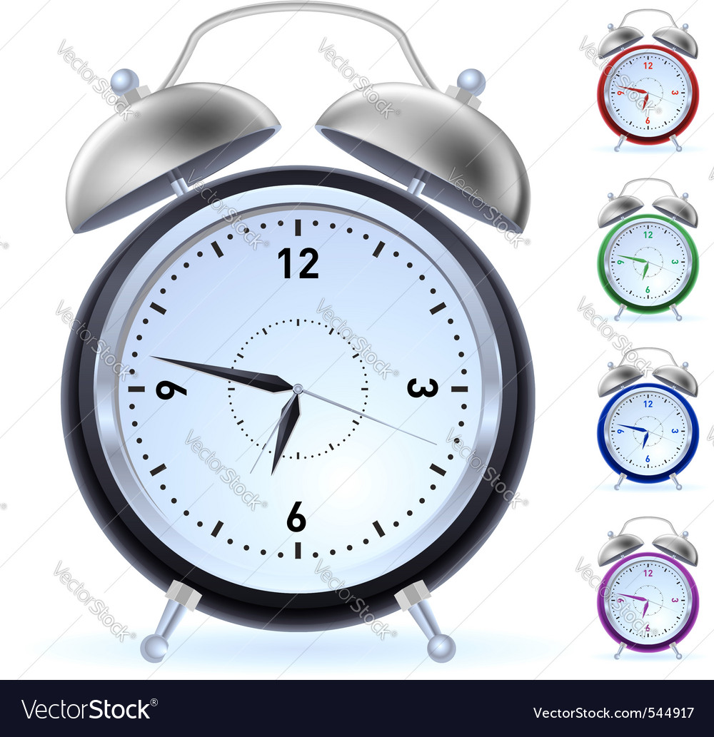 Alarm clock Royalty Free Vector Image - VectorStock